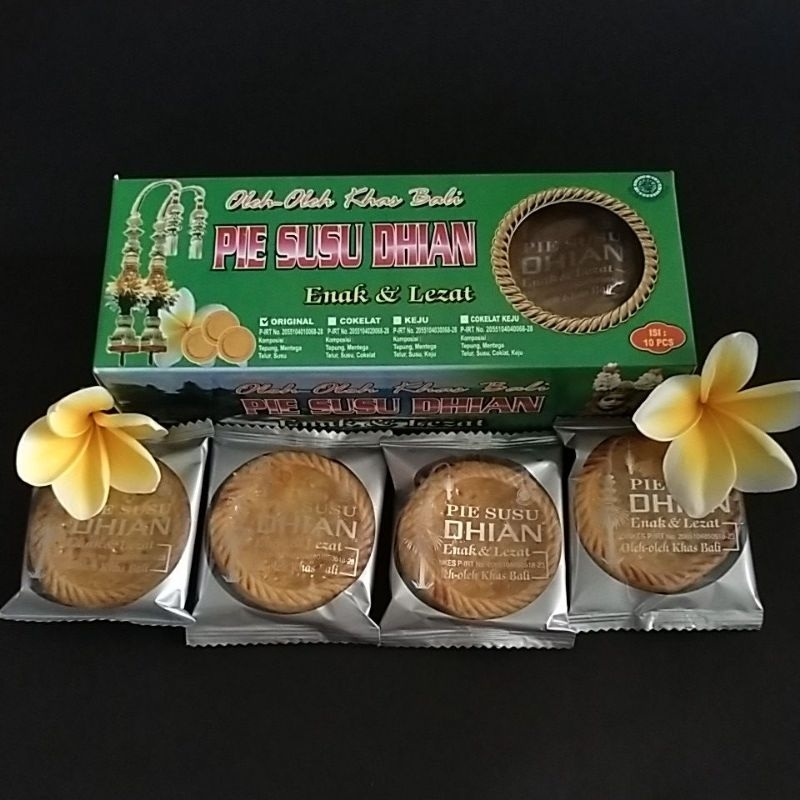 Jual PIE SUSU DHIAN ORIGINAL / OLEH OLEH KHAS BALI 10 PCS | Shopee ...