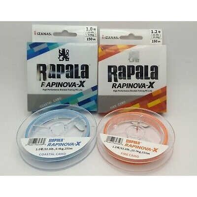 Jual PE. RAPALA RAPINOVA-X BRAIDED PE LINE 150m | Shopee Indonesia