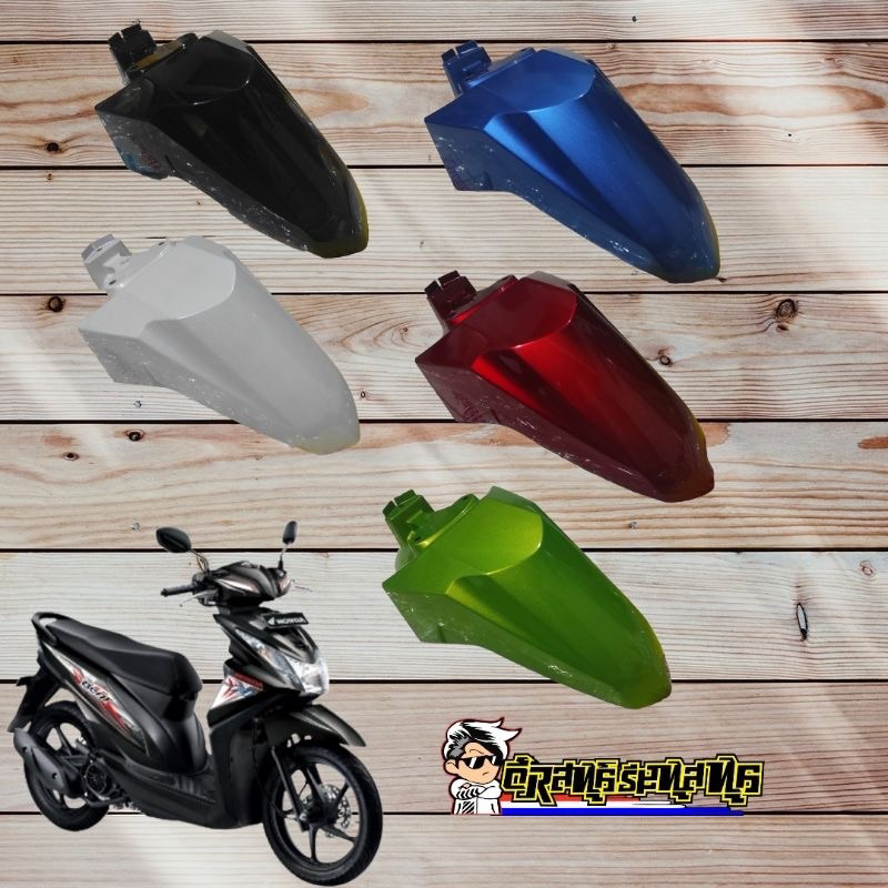 Jual spakbor depan beat fi 2012 - 2015 hitam putih hijau biru merah ...