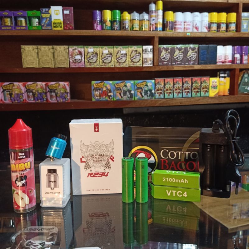 Jual HOTCIG R234 CYBER BARONG ELEKTRICAL BOX MOD PAKET SIAP KEBUL ...