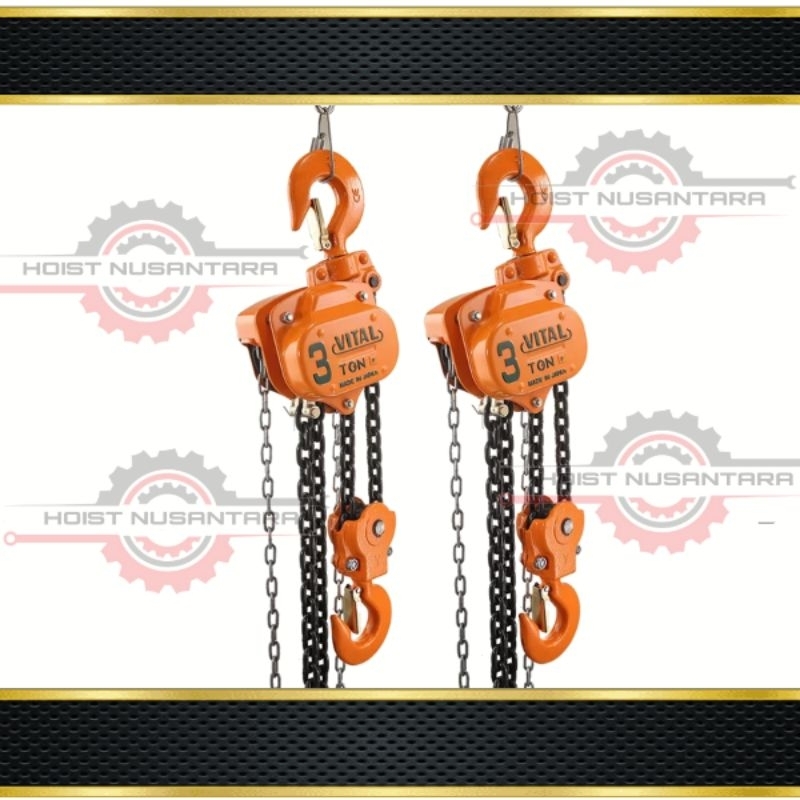 Jual CHAIN BLOCK 3 TON X 5 METER VITAL MADE IN JAPAN | Shopee Indonesia
