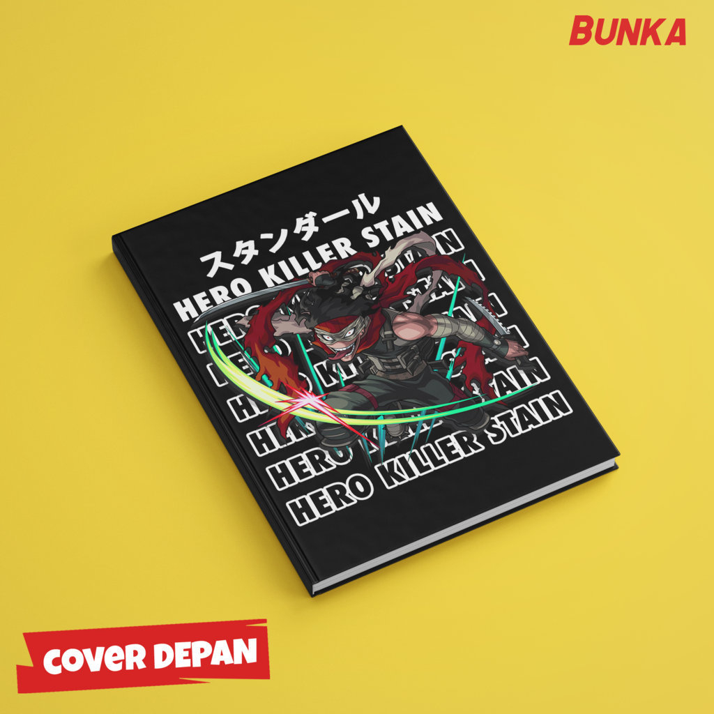 Jual Note Book Aesthetic Anime Boku no Hero Academia Stain Design ...
