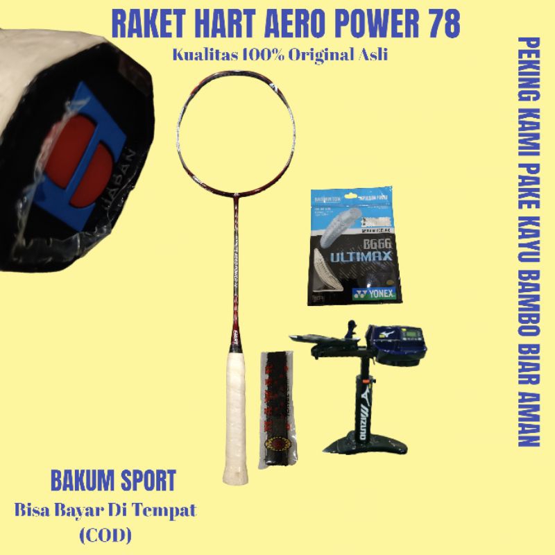 Jual Raket Hart infinite Aero power 78 kualitas 100% Original Asli Bisa ...