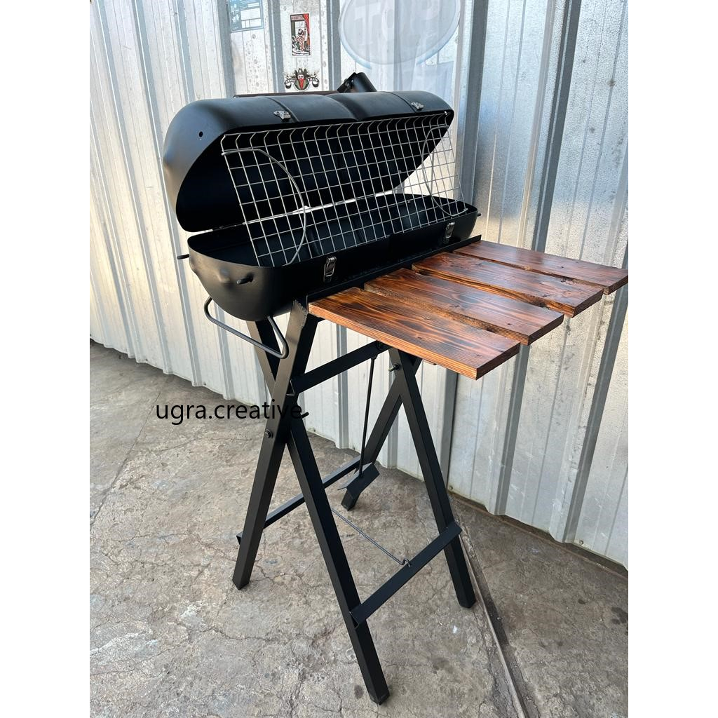 Jual UGRA DOUBLE GRILL MAX SIZE MEDIUM DENGAN MEJA LIPAT | Shopee Indonesia