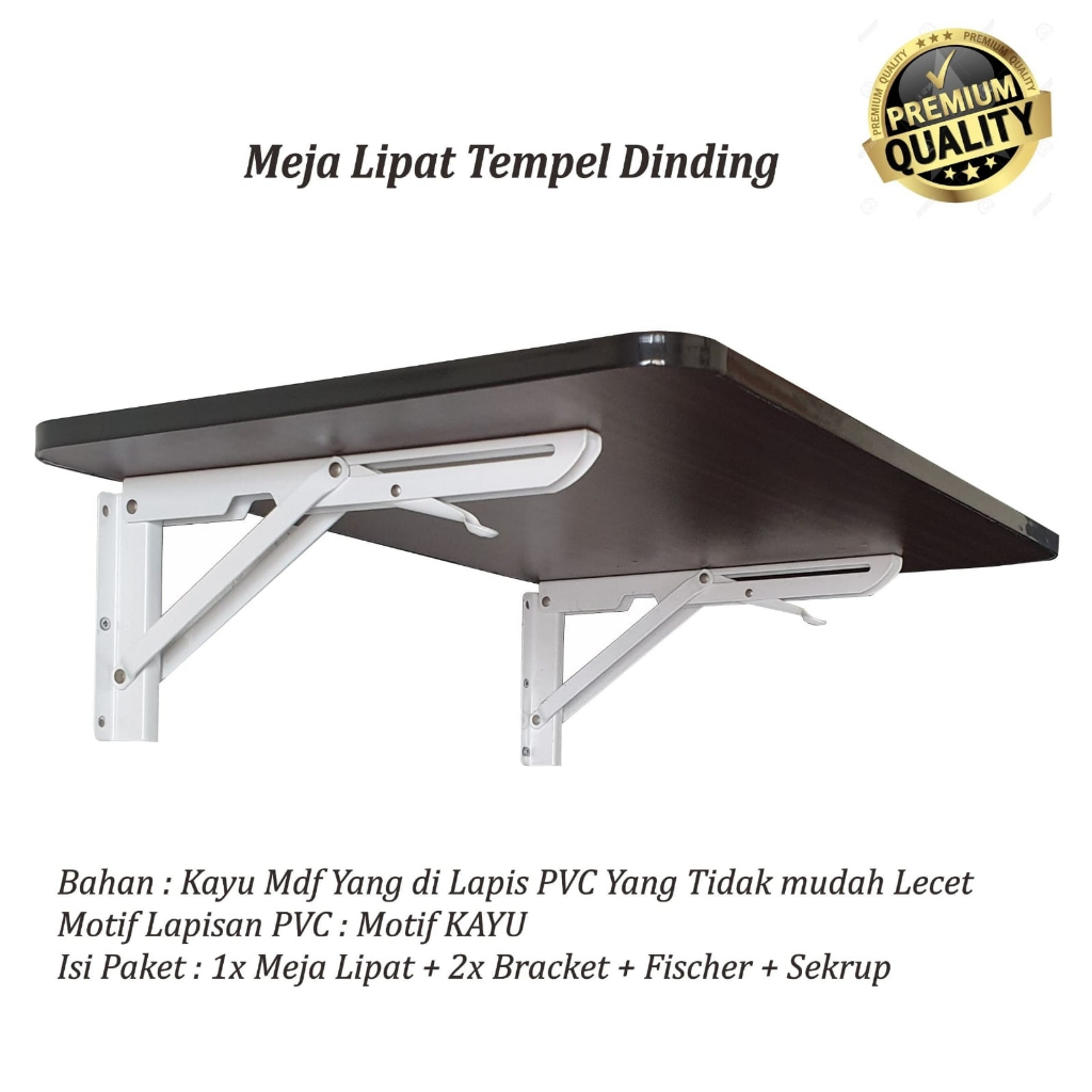 Jual Meja Dinding Lipat / Meja Ambalan / Meja Laptop Lipat MB1046 ...