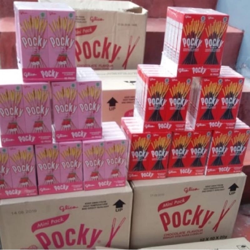Jual POCKY 1 BOX ISI 10 PCS KEMASAN 21GR | Shopee Indonesia