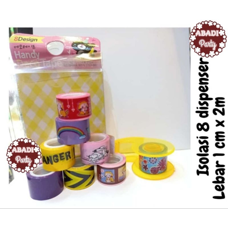 Jual Isolasi Dispenser 8 Kembang / Isolasi Mini / Isolasi Fancy ...