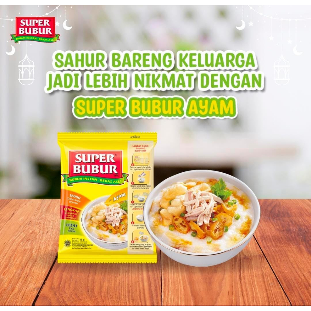 Jual Super Bubur Sachet 22g | Shopee Indonesia