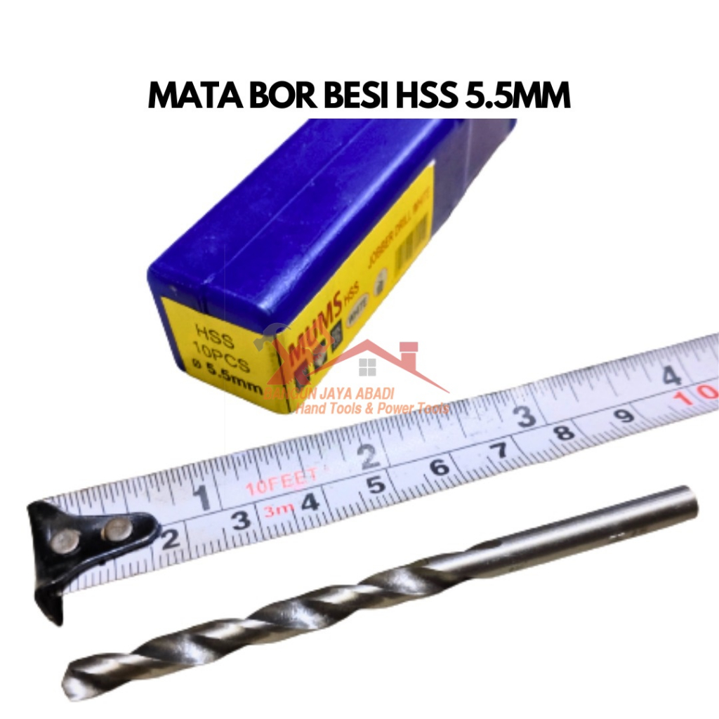 Jual HSS DRILL BIT / MATA BOR BESI 5.5MM MATA BOR BESI 5.5MM BJA ...