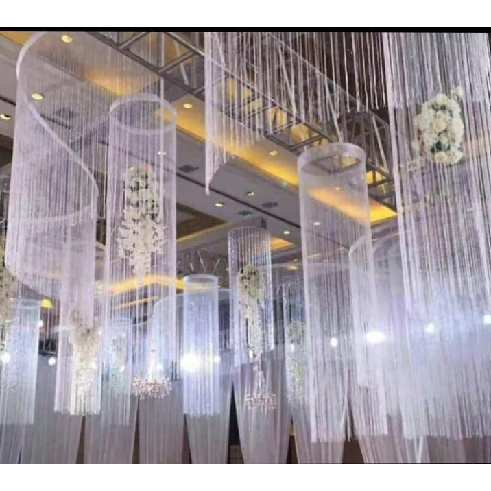 Jual tirai benang gliter 100x300 dekorasi pelaminan bacdkrop | Shopee ...