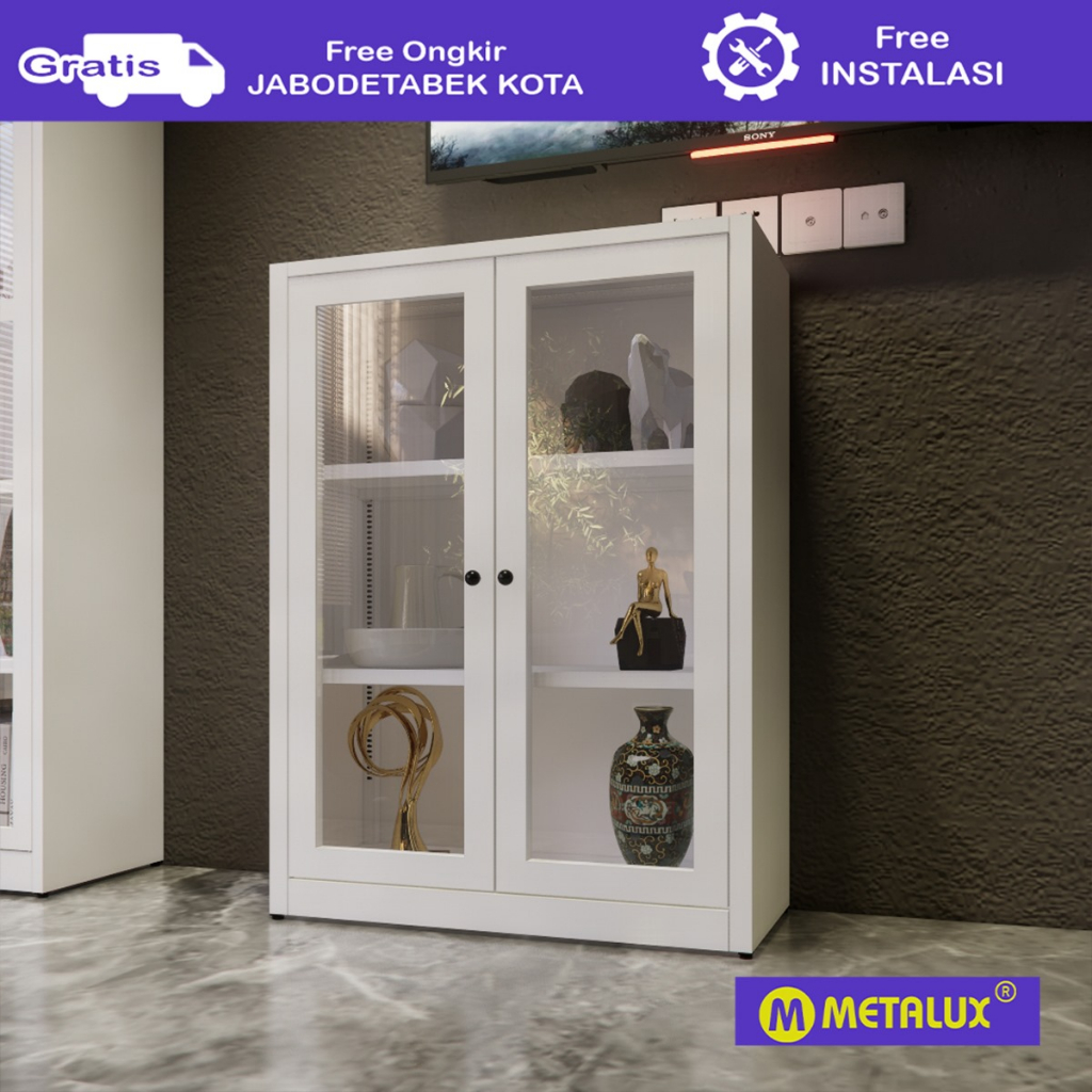 Jual [ LUAR JABODETABEK ] METALUX IWAKI - Lemari Pajangan Besi | Steel ...