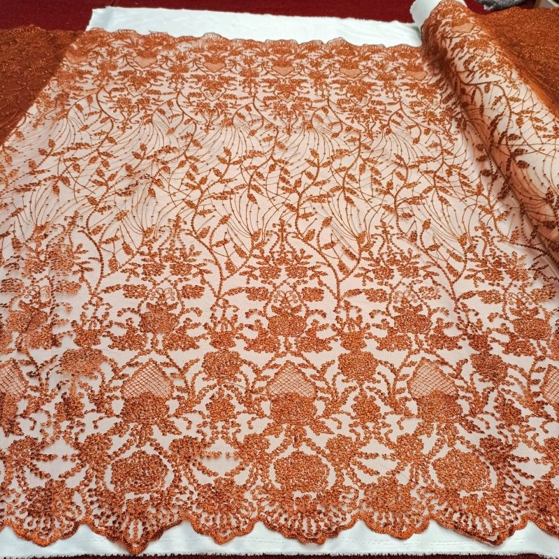 Jual Kain Tile Elisab/Tile Border/Tile Sapto/Bahan Kebaya | Shopee ...