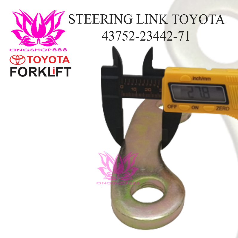 Jual Steering Link Tie Rod Upper 43752-23442-71 Toyota Forklift 7FD25 ...
