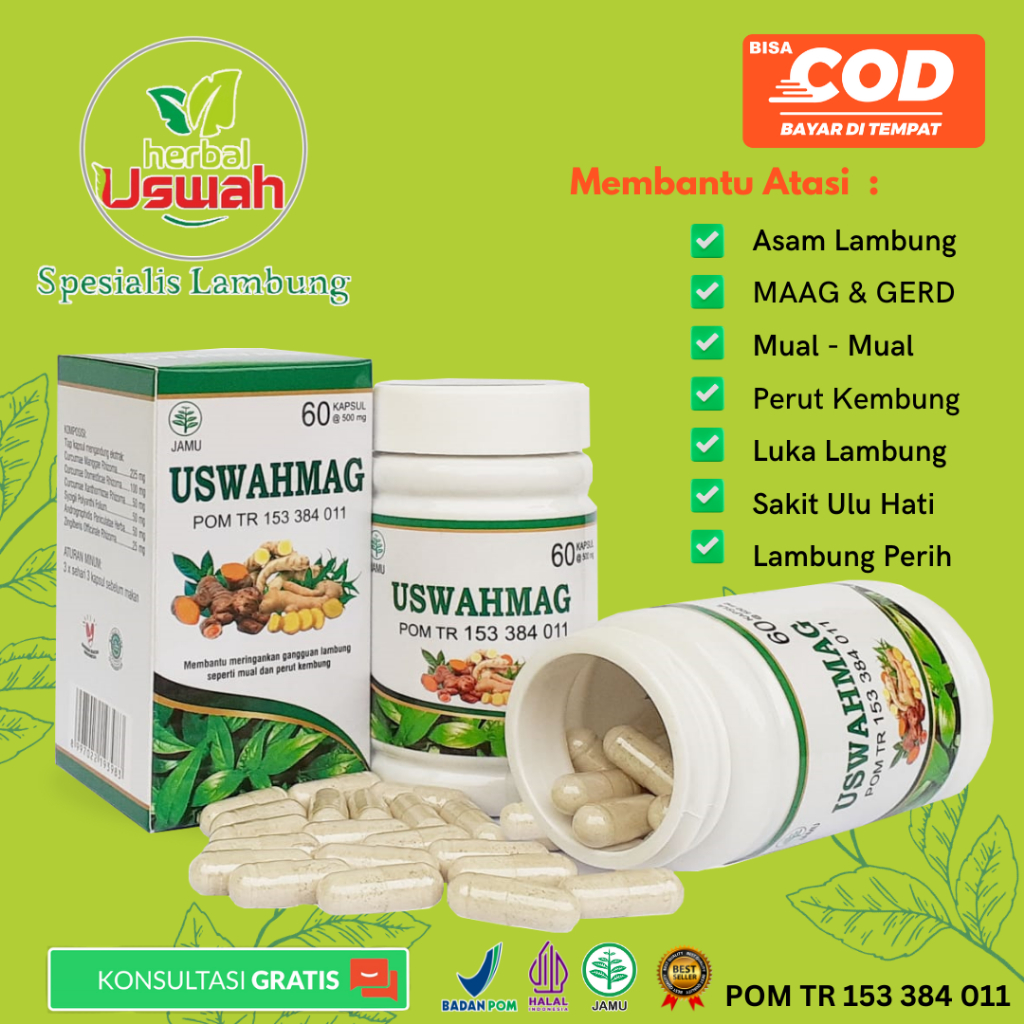 Jual USWAHMAG - Obat Herbal Sakit Maag Akut Kronis Atasi GERD Tukak ...