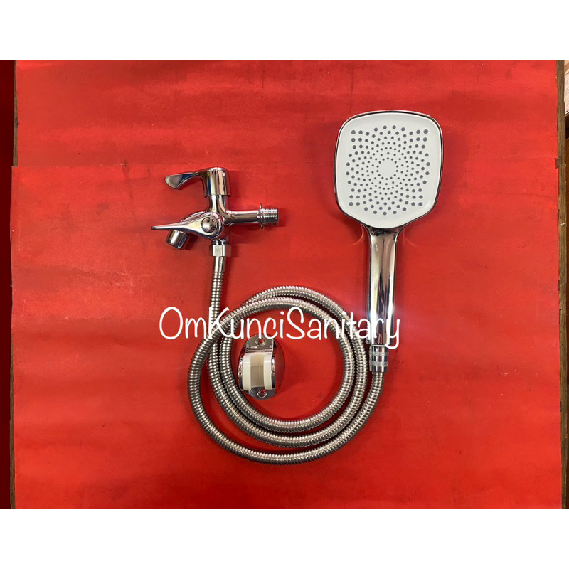 Jual Set Hand Shower Kotak dan Kran Cabang Paket Shower Kotak Set Kran ...