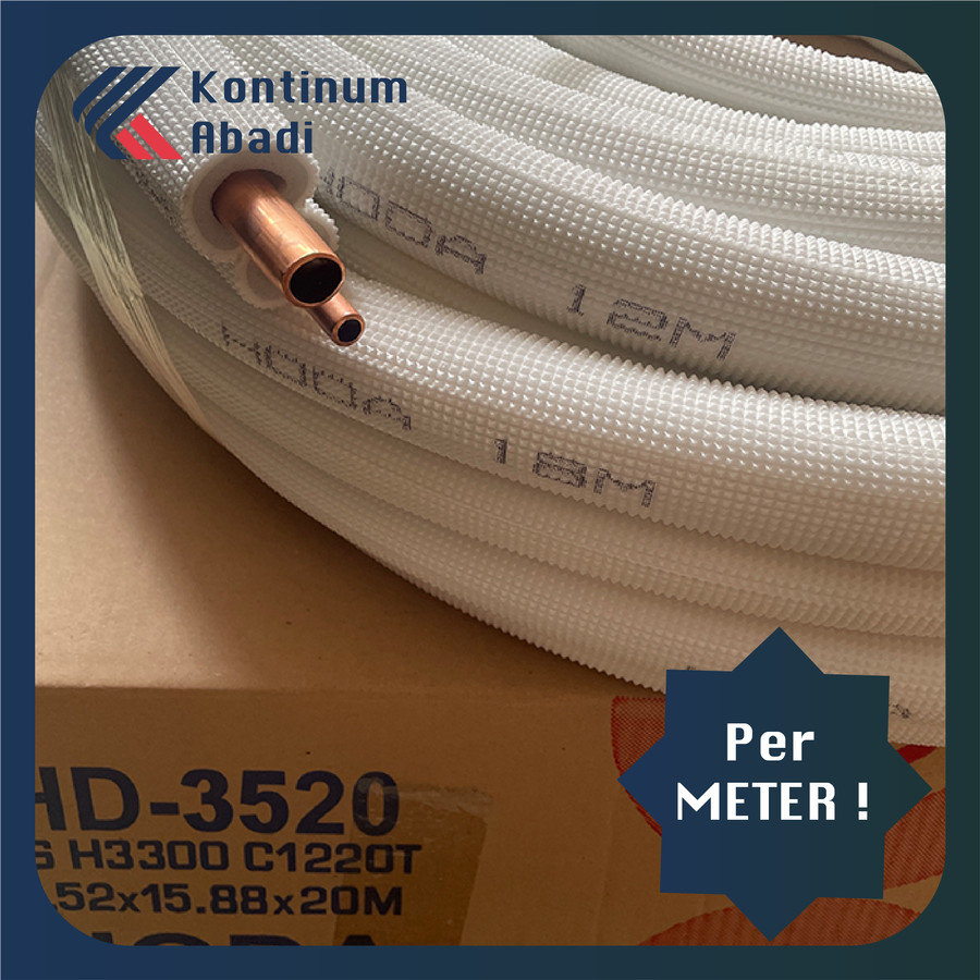 Jual PIPA AC HODA 3/8 x 5/8 UNTUK AC 3 PK - 5 PK | PER 5 METER | Shopee ...