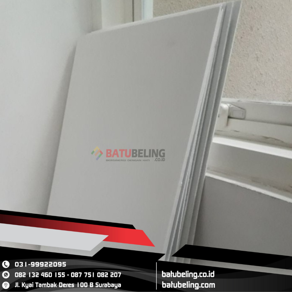 Jual PVC Board Standard Tebal 8mm Polyvinyl Chloride Ukuran 122x 244 cm Papan Triplek Lembaran ...