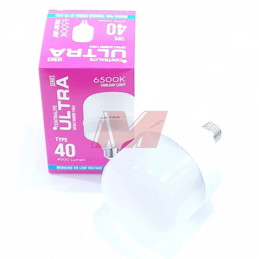 Jual 1 Pak Isi 10 Pcs Centralite ULTRA 40W Lampu LED Cahaya PUTIH 40 ...
