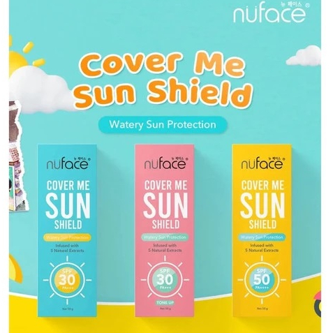 Jual Nuface Cover Me Sun Shield Sunscreen SPF30 SPF50 - Sunscreen Nu ...