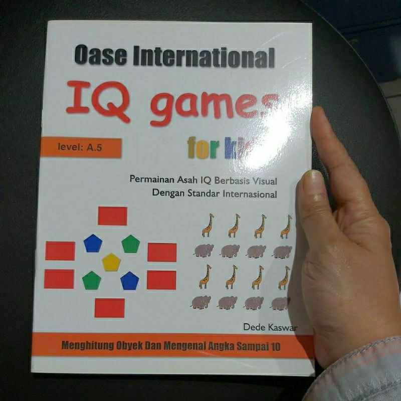 Jual Buku Tes IQ Anak Pra TK 4 - 6 th IQ Game Menghitung Obyek Mengenal ...