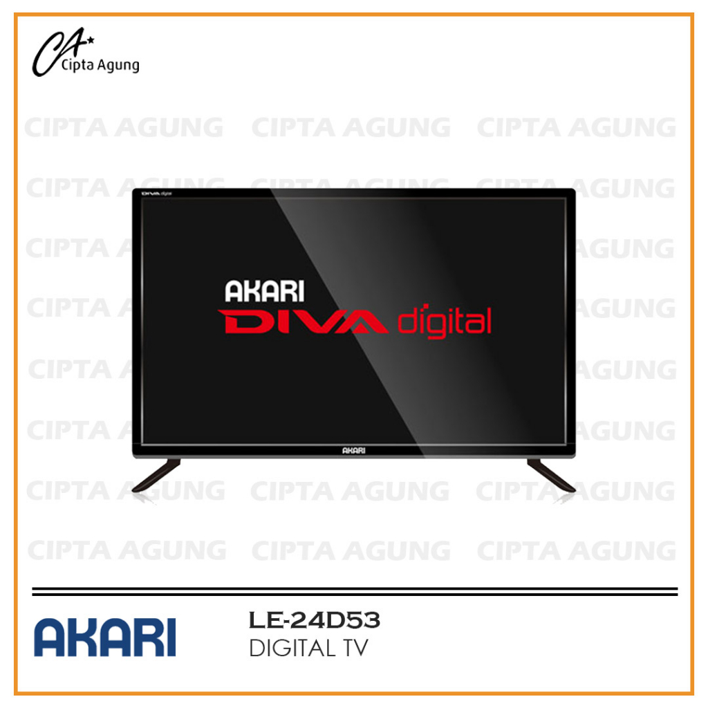 Jual TV LED AKARI LE-24D53 HD DIGITAL TV 24" 24D53 GARANSI | Shopee ...