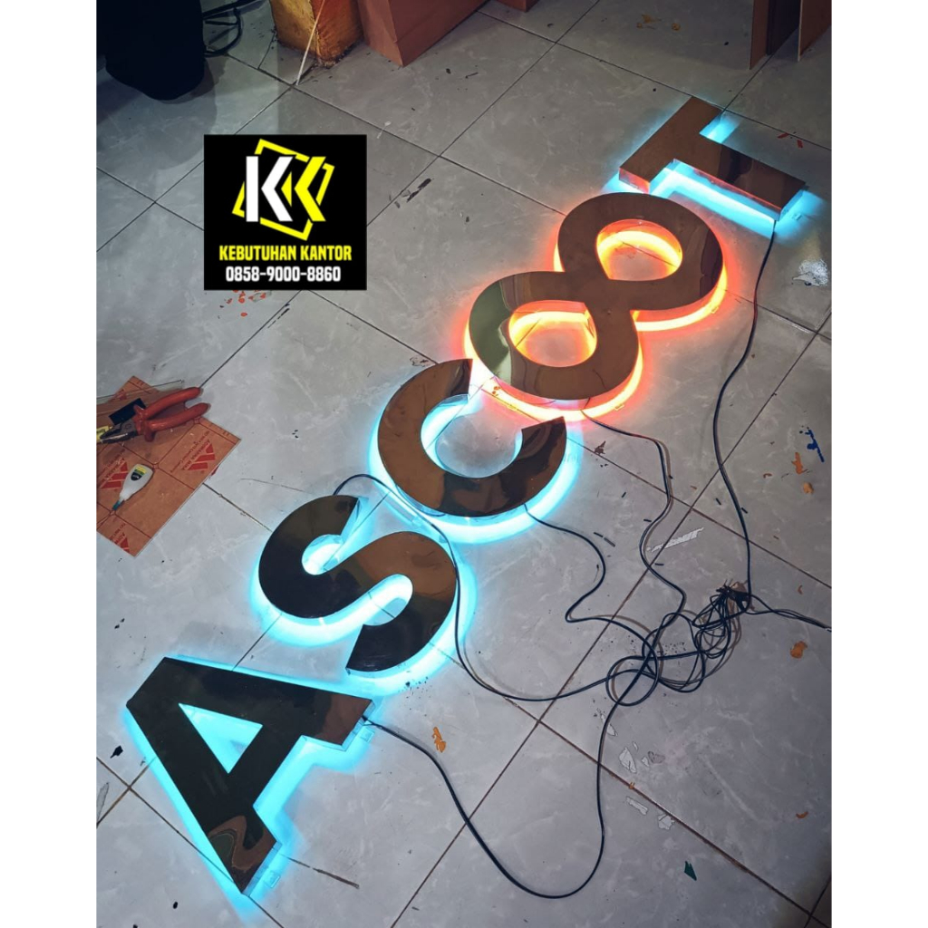Jual Jual Huruf Timbul Stainless Letter Stainless Led Letter Timbul ...