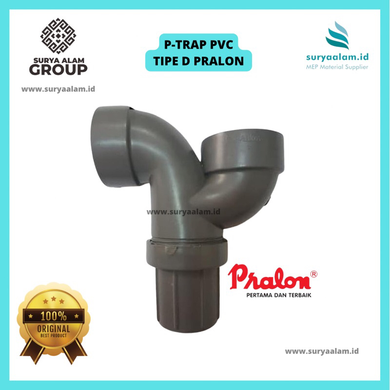 Jual P-TRAP D 2" PRALON | SAMBUNGAN PIPA PVC PRALON | Shopee Indonesia