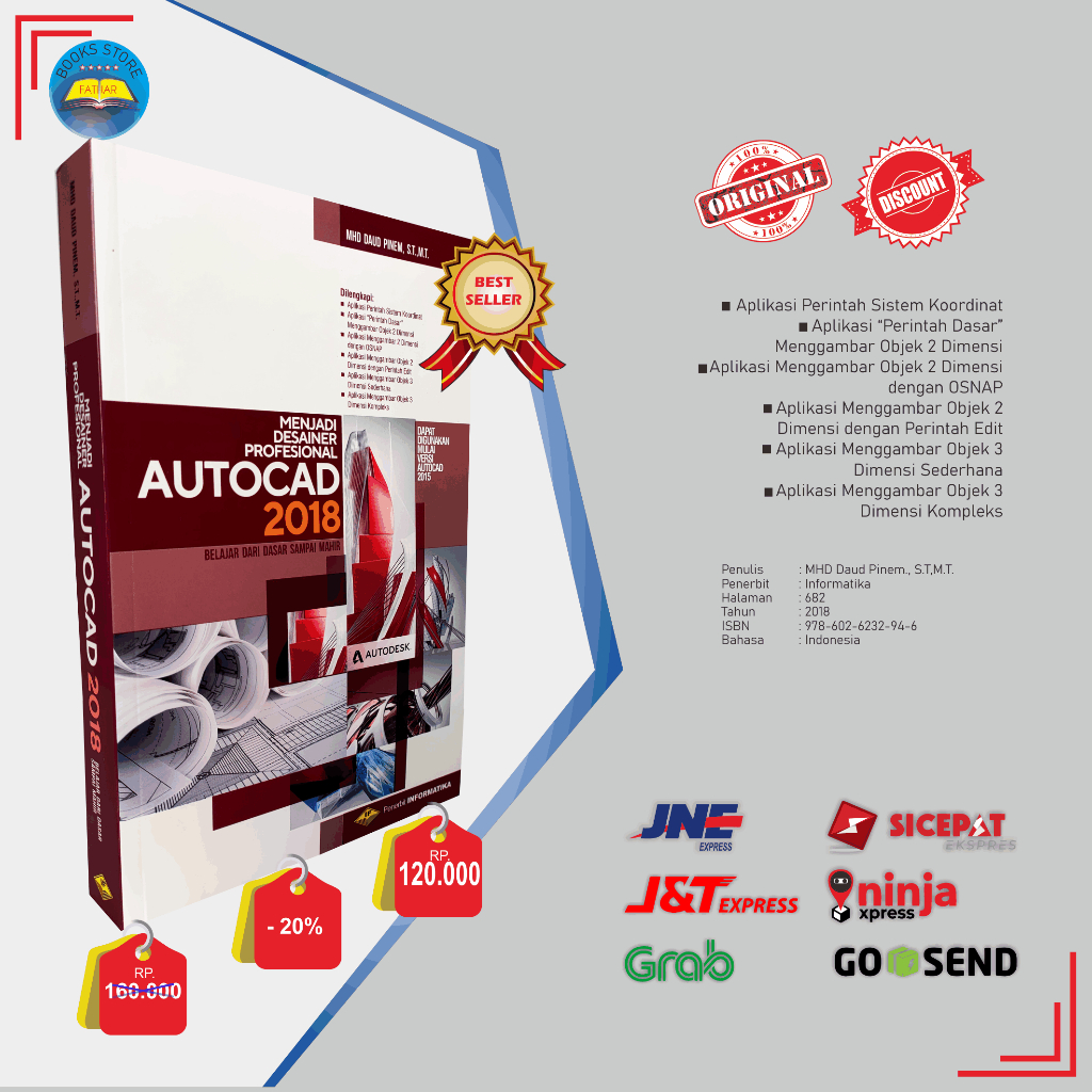 Jual Buku AUTOCAD 2018 Menjadi Desiner Profesional | Shopee Indonesia