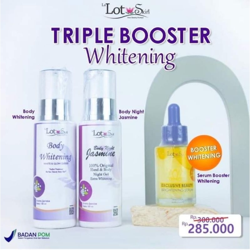Jual LaLotuskin Triple Booster Whitening | Shopee Indonesia