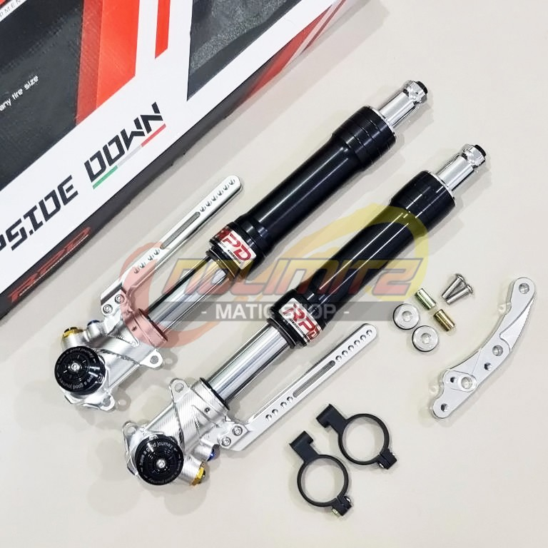 Jual Upside Down RPD Shock Depan Racing Black Yamaha NMAX All Type ...