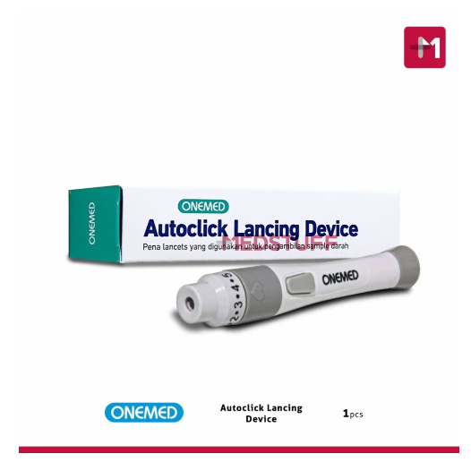Jual Autoclick Device Onemed Pen Lancet Lancing Device Onemed | Shopee ...