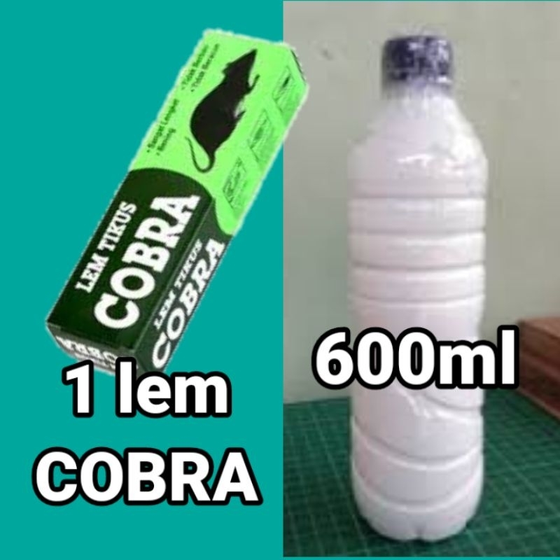 Jual GETAH KARET CAIR 600ml plus 1 lem COBRA | Shopee Indonesia