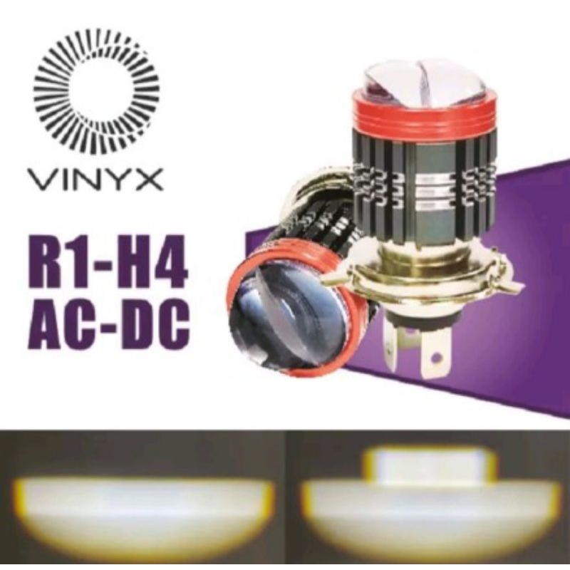 Jual lampu h4 led laser merk vinix original super bright | Shopee Indonesia