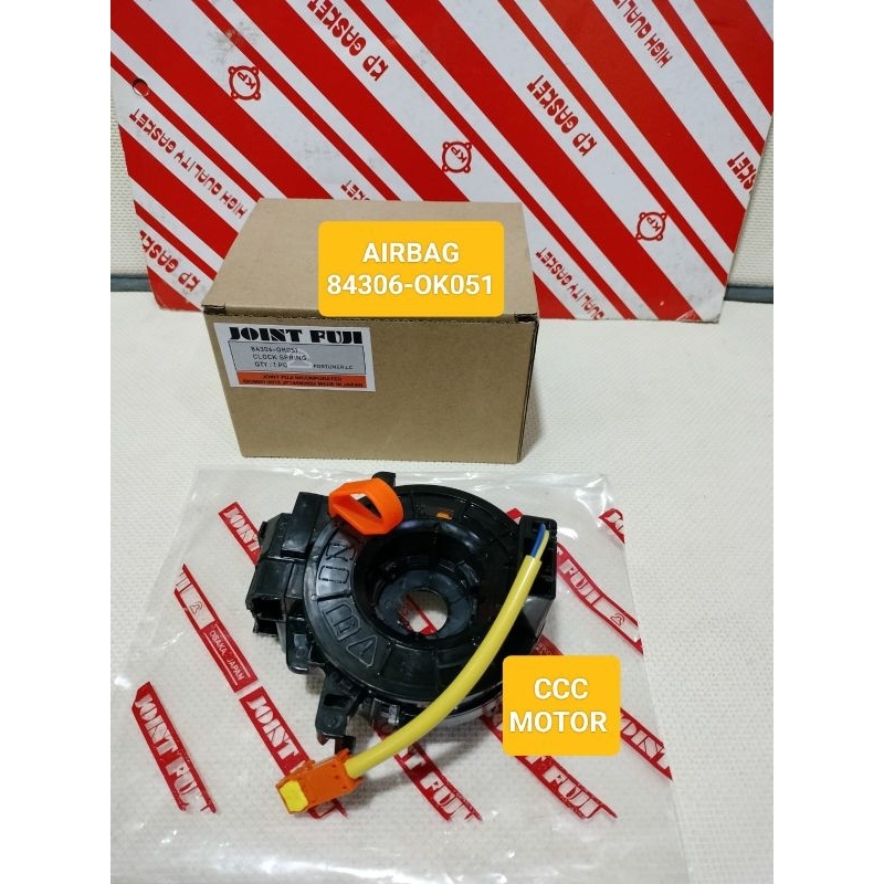 Jual KABEL SPIRAL KLAKSON INNOVA REBORN FORTUNER VRZ HILUX FUJI JAPAN ...