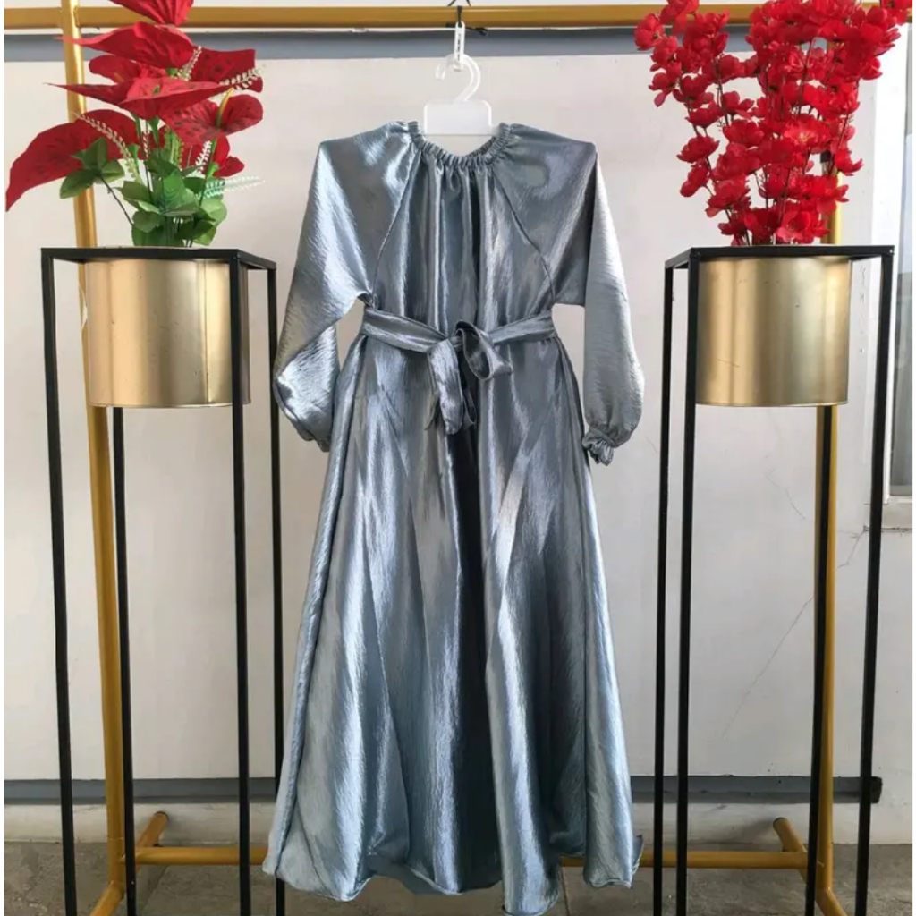 Jual Dress Anak Dan Dewasa Terbaru Bahan Shimmer Silk Premium Baju ...