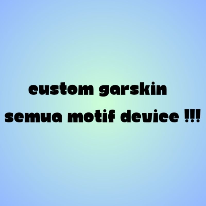 Jual HOLDINGSKYY - CUSTOM GARSKIN SEMUA DEVICE- Premium Inner Garskin ...