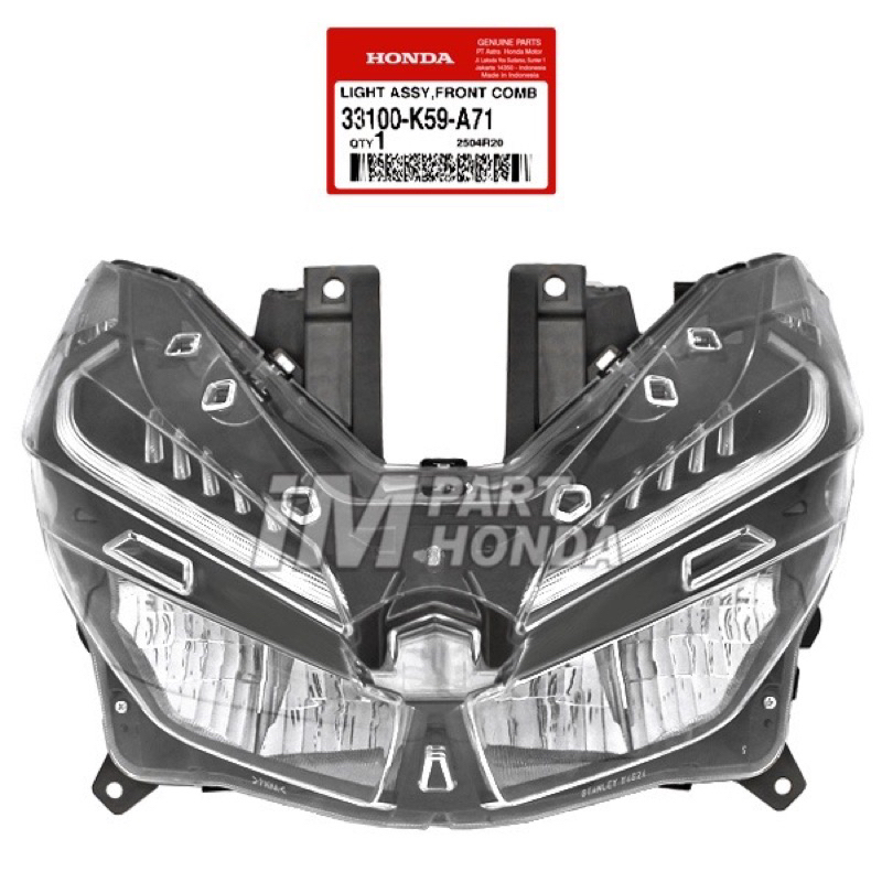 Jual Reflektor headlamp assy lampu depan vario led 125 150 new K59J ...