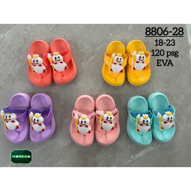Jual Morego Mixue - Sandal anak import motif mixue size 18-29 (usia ...