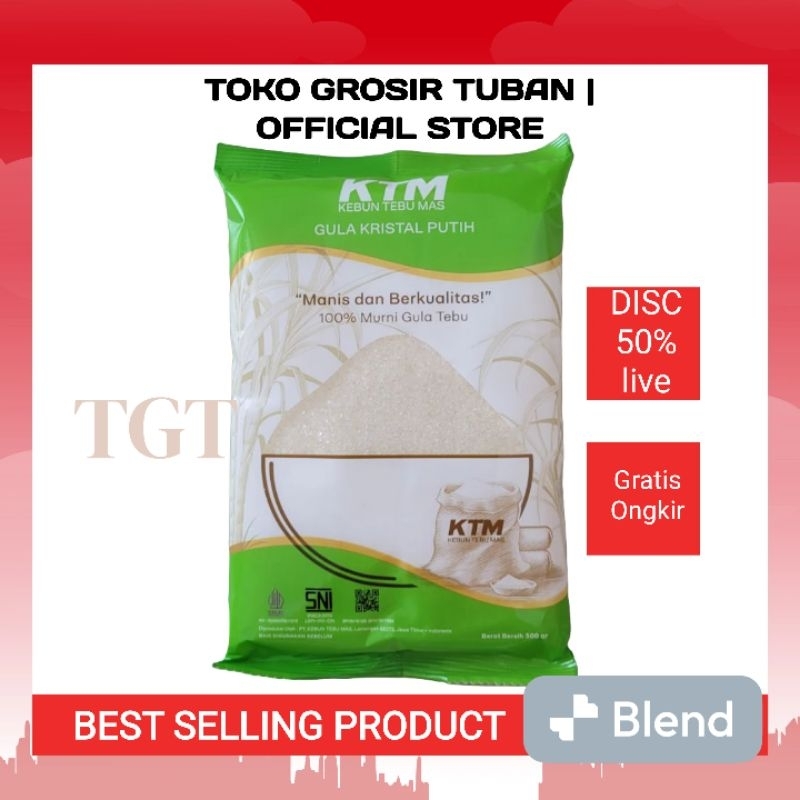 Jual GULA PASIR KTM 1KG KRISTAL | Shopee Indonesia
