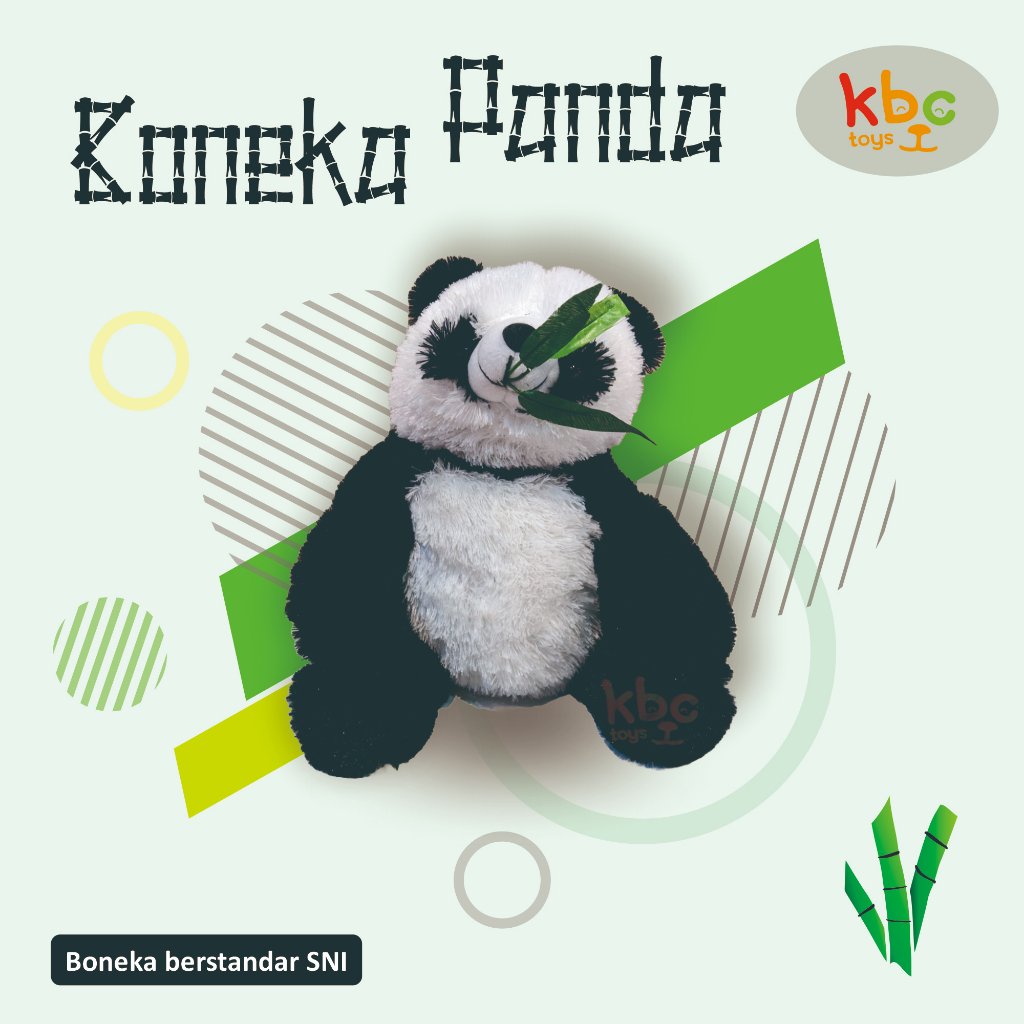 Jual Boneka Panda Bambu Ukuran M 30cm Berlabel SNI | Shopee Indonesia