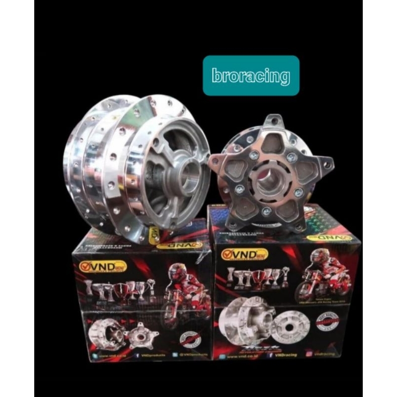 Jual TROMOL SET VND DEPAN BELAKANG CROME VIXION R / R15V3 / XSR 155 ...