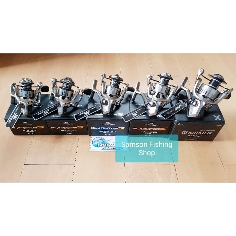 Jual reel spinning versus gladiator 1000 2000 3000 4000 6000 power ...