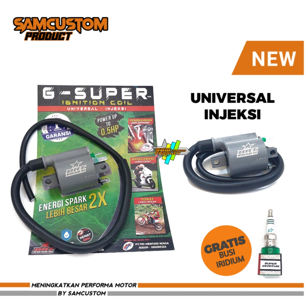 Jual Koil Coil BRT Injeksi G-Super Ignition Koil Untuk Semua Motor ...