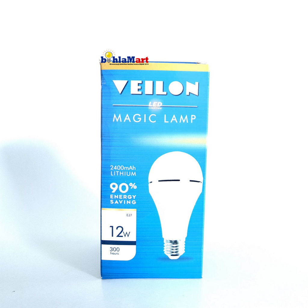 Jual Veilon Magic Lamp 12W Lampu Otomatis Mengecas 2400mAh Lithium ...