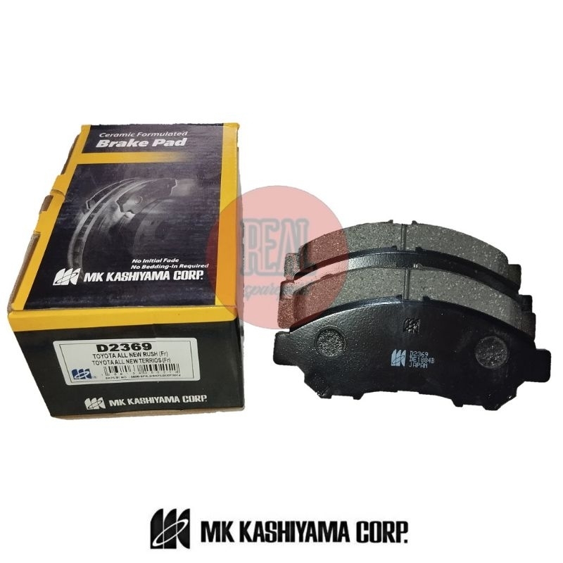 Jual BRAKE PAD / KAMPAS REM DEPAN ALL NEW RUSH / ALL NEW TERIOS MK KASHIYAMA - D2369 | Shopee ...