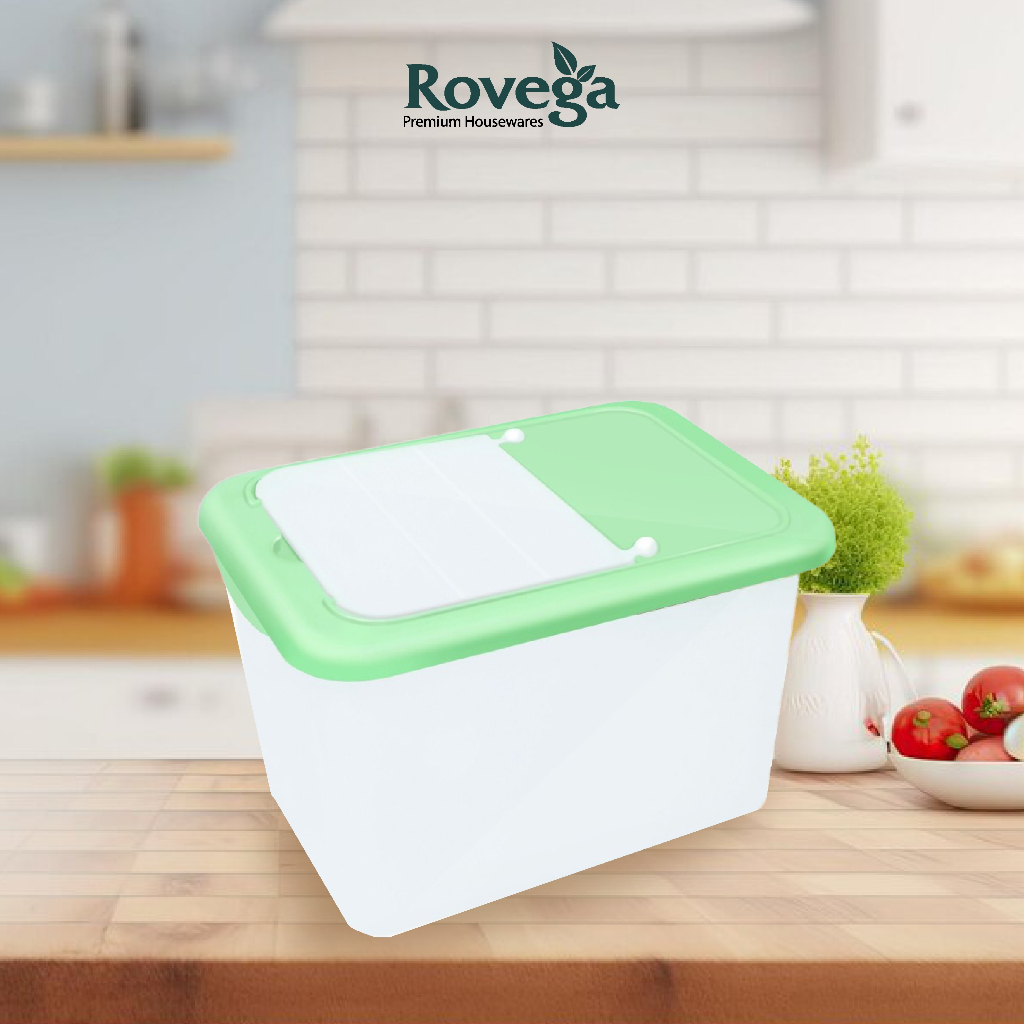 Jual Rovega Rice Box Tempat Kontainer Beras 971 | Shopee Indonesia