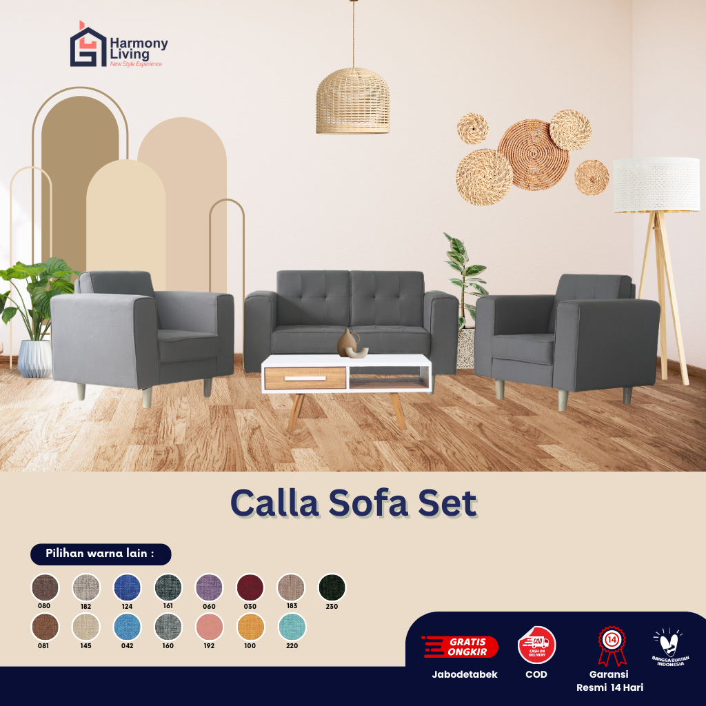 Jual Calla Sofa Set / sofa set + meja | Shopee Indonesia