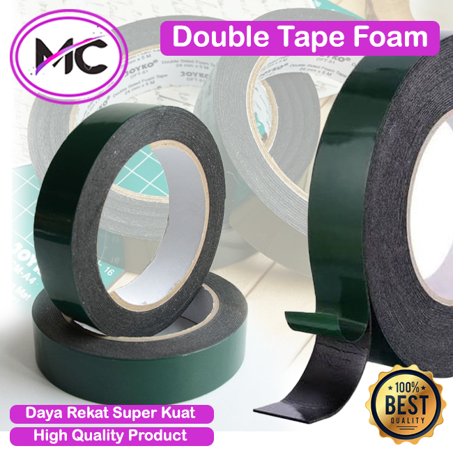 Jual Double Tape Foam Hijau Perekat Busa 2 Sisi Adhesive Lakban Mounting Super Kuat Serbaguna ...