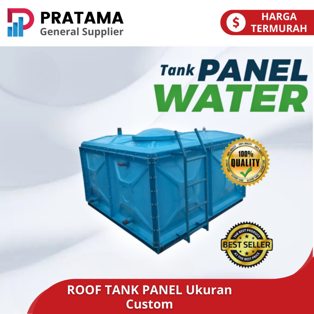 Jual Tangki Panel Tandon Tangki Air Fiberglass ROOF TANK PANEL Ukuran ...