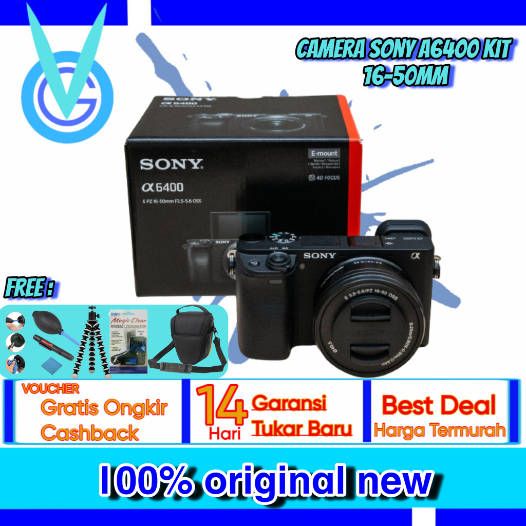 Jual Camera Sony A6400 Kit 16-50mm Mark II / Sony Alpha A6400 | Shopee Indonesia